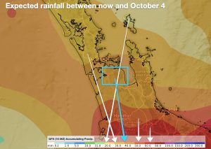 NZ’s accumulated Rainfall over the past 24 hours & 7 days, Auckland ...