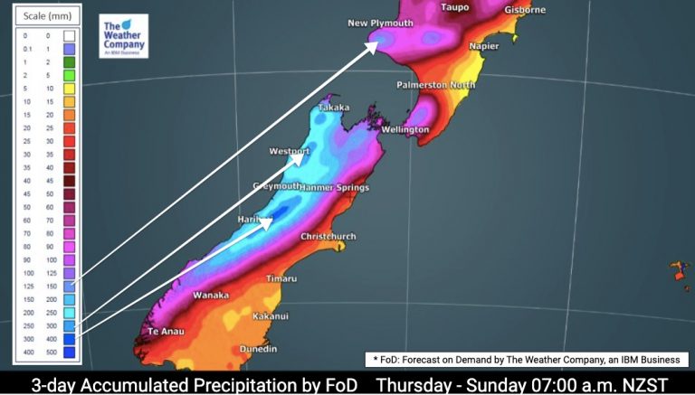 Updated rainfall maps (x2) as slow moving rain event moves into western ...