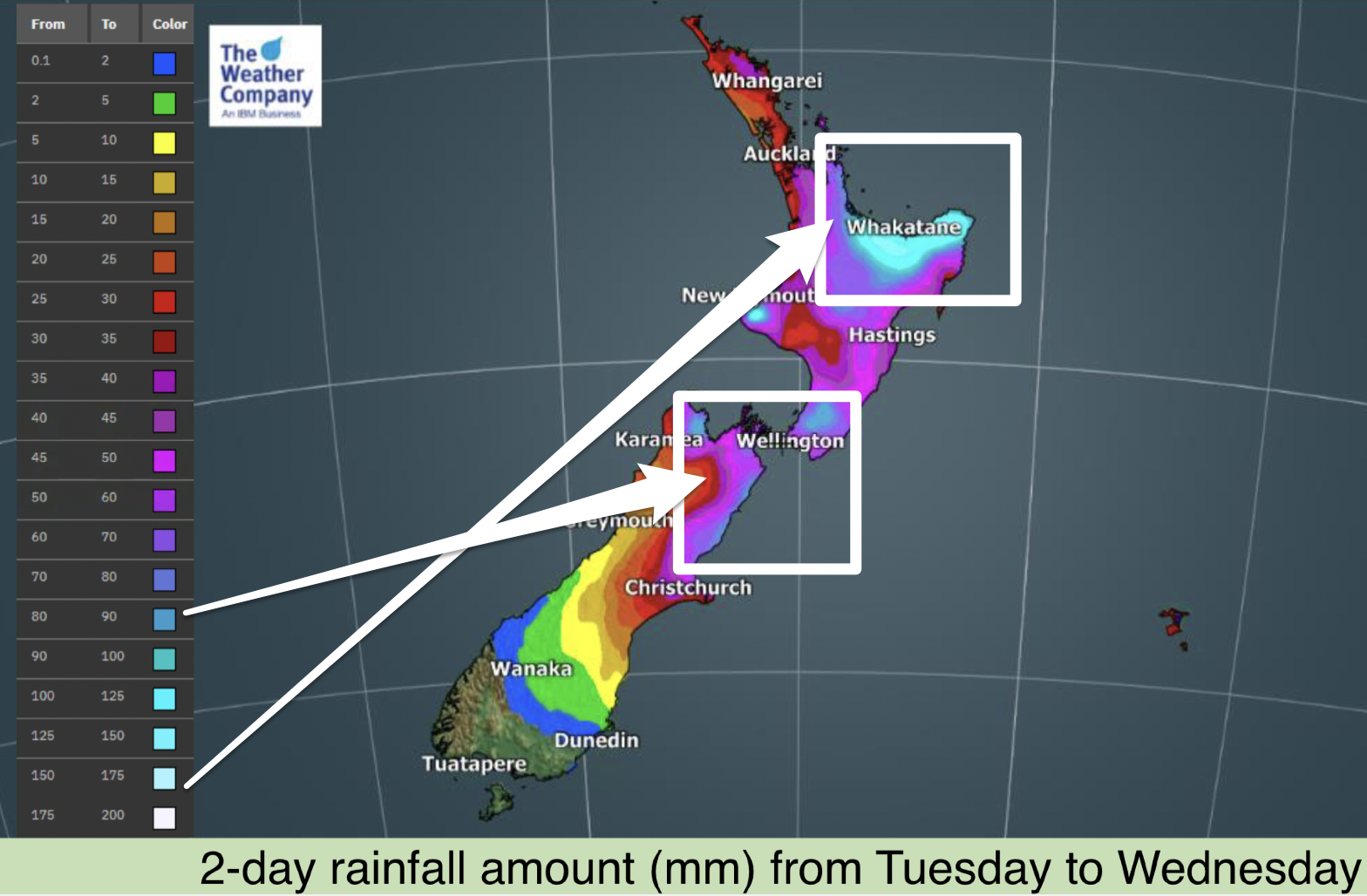 Cyclone Ruby now directly hitting New Caledonia as tropical downpours ...