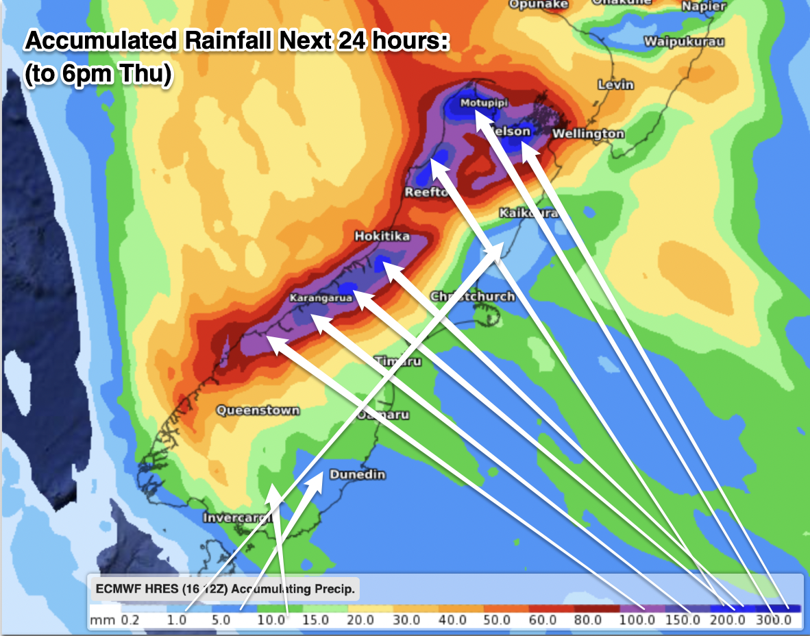 UPDATED Rain & Flood Risk Maps for Thursday | WeatherWatch - New ...