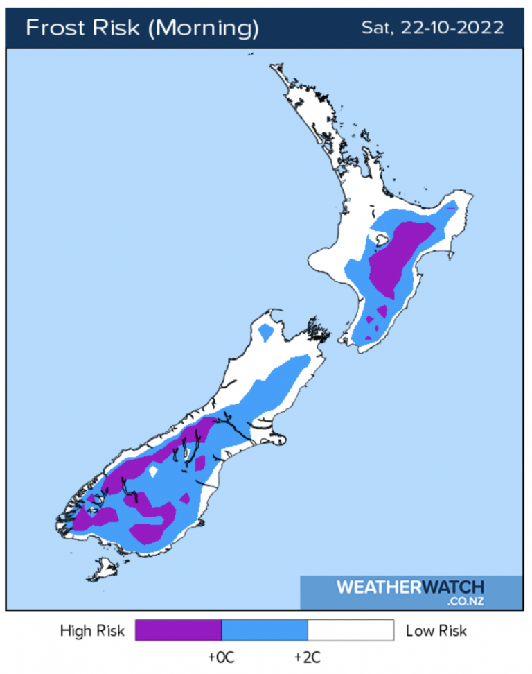 Updated: Frost Risk this Fri/Sat (+Maps & Graphs) | WeatherWatch - New ...