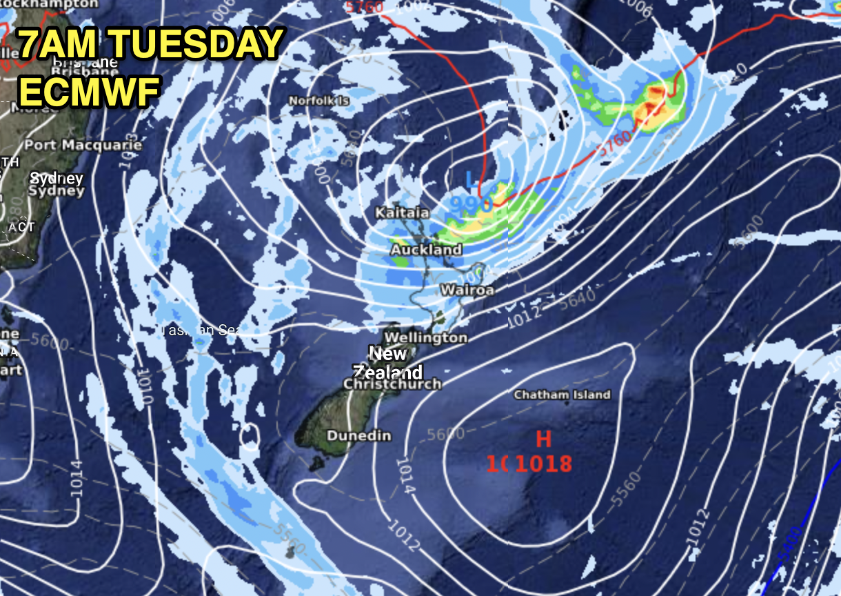 North Island in for direct hit from ex-cyclone Hale Tue/Wed (+15 Maps ...