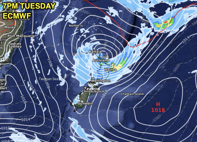 North Island in for direct hit from ex-cyclone Hale Tue/Wed (+15 Maps ...