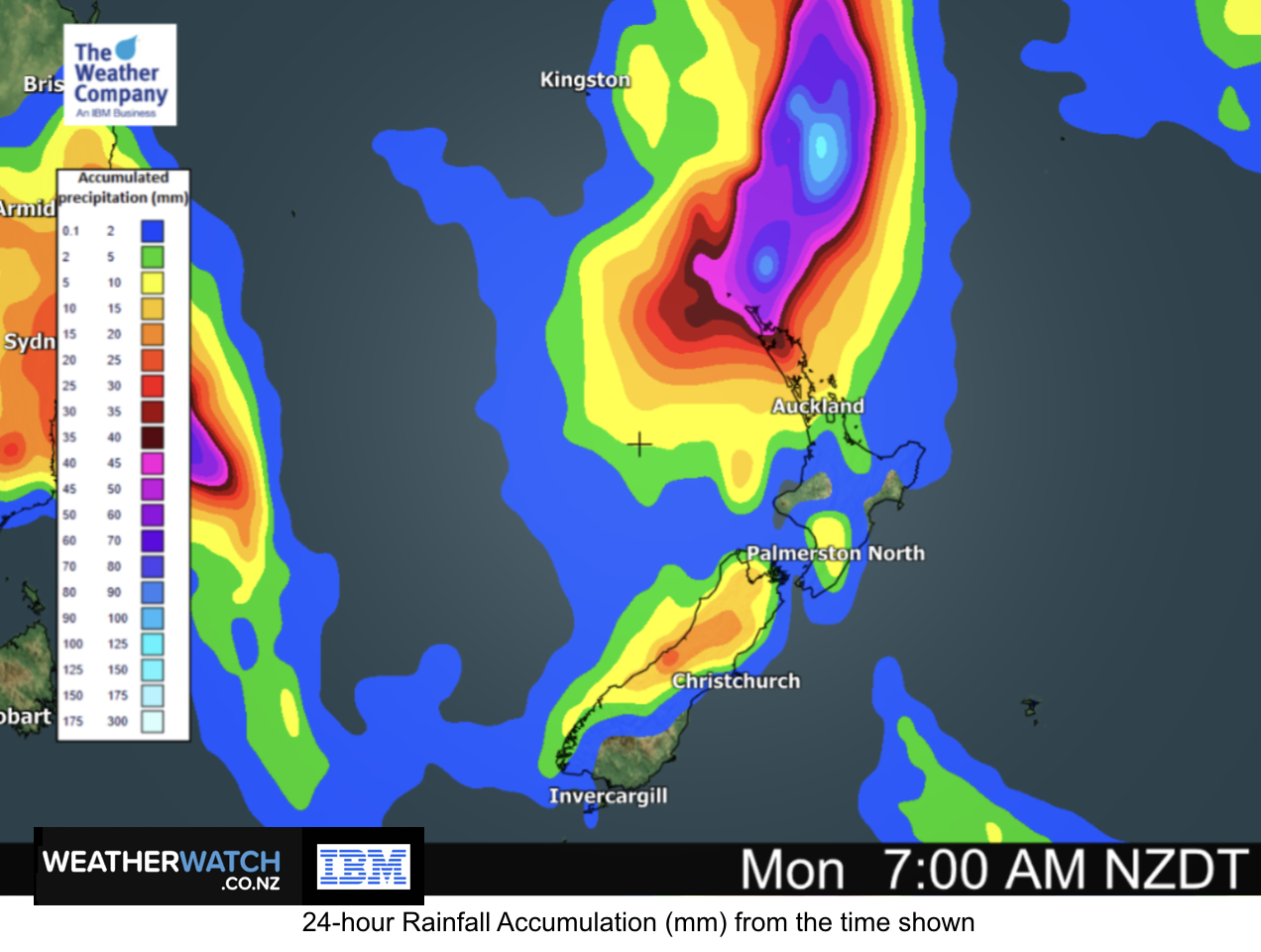 7 Rain & Wind Maps as more severe weather on the way for Auckland ...