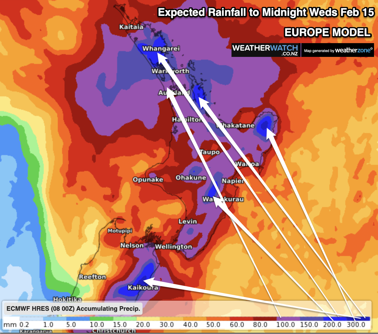 Direct hit from Cyclone Gabrielle looking more likely & “extremely ...